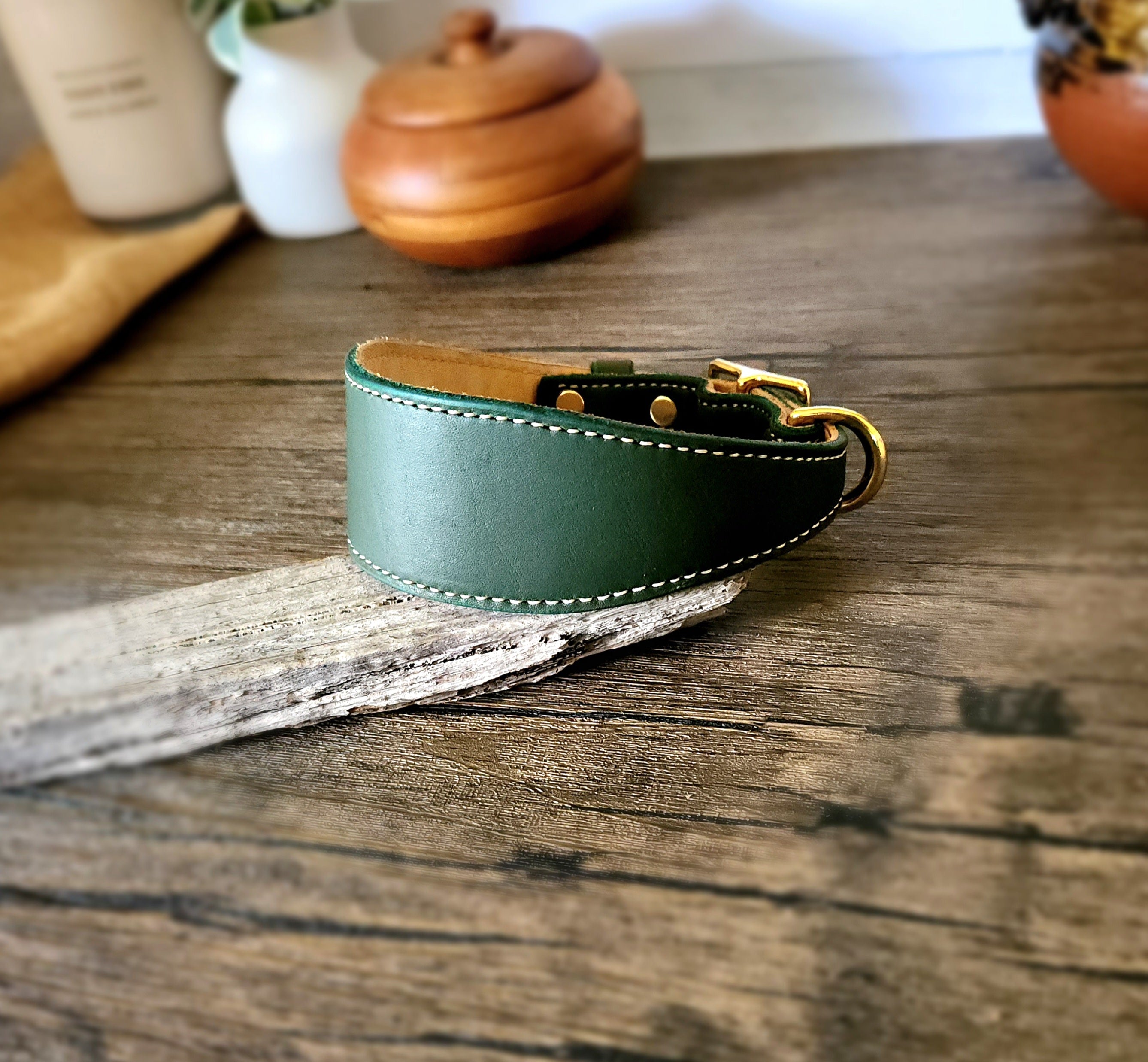 Lined leather hound collars – WK&D